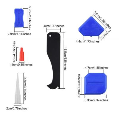 Cina Strumento e ugelli di finitura del sigillante del kit di utensili in silicone in vendita