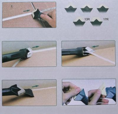 Cina Kit di attrezzi per la rimozione e la finitura del calco del sigillante in silicone - 3 in 1 strumento per rimuovere il raschietto del sigillante con strumento di calco lisciante in 4 pezzi in vendita