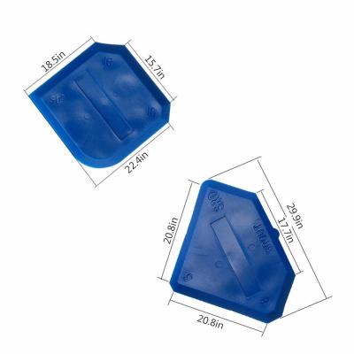 Cina Strumenti di finitura del sigillante, 10 confezioni Kit di calcificazione in silicone per tutti i bagni cucina, strumento di rimozione del calciatore per raschiatore adatto per angolo in vendita