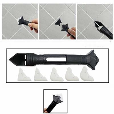 中国 カールキット 20 PCS カール除去器 シリコン グルート スクラパー 密封剤 仕上げツール ノズル カールキャップ 交換可能 販売のため
