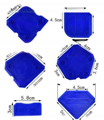 Cina 3 in 1 Strumenti di calcificazione Strumento di finitura del sigillante di silicone Grutta raschiatore di gres Rimozione ugello 22 pezzi Kit di strumenti di calcificazione in vendita