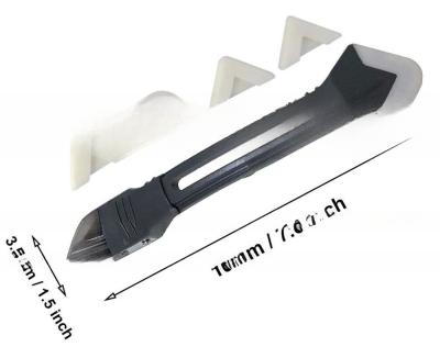 Cina 3 in 1 Strumenti di calcificazione Strumento di finitura del sigillante di silicone Grutta raschiatore di gres Rimozione ugello 22 pezzi Kit di strumenti di calcificazione in vendita