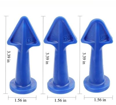 Cina 3 in 1 Strumenti per la rimozione del calco con testa in acciaio inossidabile Silicone Sealant Finishing Tool Grut Scraper 13pcs Caulking Tool Kit in vendita