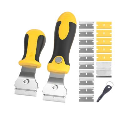中国 2 PCS マチ用途の剃刀クレーパーセット - 調整可能な長さハンドル,クリーニングツール,キャウリングツール 販売のため