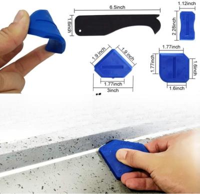 Cina Kit di attrezzi per il caulking, silicone troweling pad liscio con vecchio scraper in acciaio inossidabile, scraper sigillante in vendita