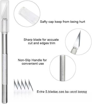Cina Squeegee snitty kit di attrezzi di avvolgimento in vinile Cutter and Craft Knife with Replacement Wallpaper stick and peel Smoothing Tool Kit in vendita