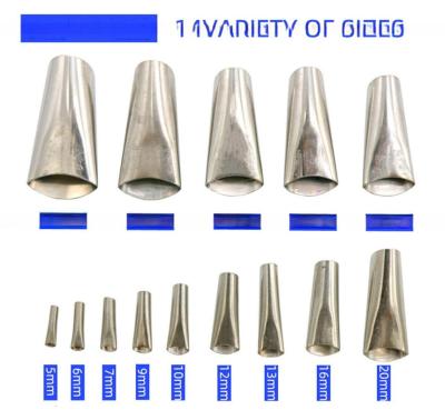 Cina 19 PCS Applicatore di ugello di calcificazione perfetto Finisher di calcificazione ugello strumento di finitura del sigillante in acciaio inossidabile riutilizzabile in vendita