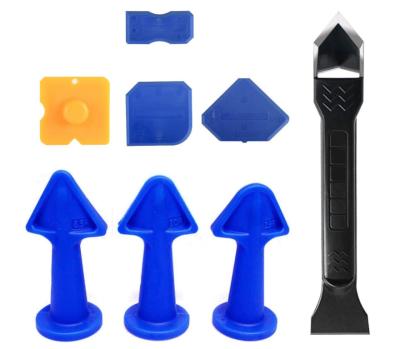 Cina Strumenti per il calcolamento (testa in acciaio inossidabile), applicatore di ugelli per il calcolamento, strumento di finitura del sigillante in silicone in vendita