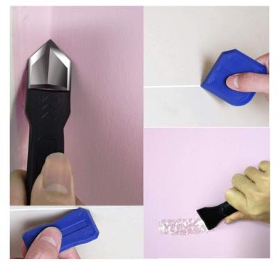 Cina Strumenti per il calcolamento (testa in acciaio inossidabile), applicatore di ugelli per il calcolamento, strumento di finitura del sigillante in silicone in vendita
