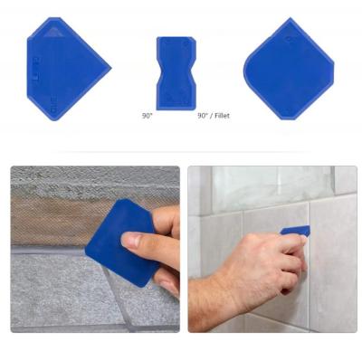 Cina Strumenti per il calcolamento (testa in acciaio inossidabile), applicatore di ugelli per il calcolamento, strumento di finitura del sigillante in silicone in vendita