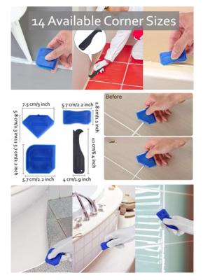 Cina 17 pezzi Kit di attrezzi per la sigillatura Strumenti di sigillatura di silicone Strumento di finitura del sigillatore Scraper di grinta Rimuovitore di sigillatura in vendita