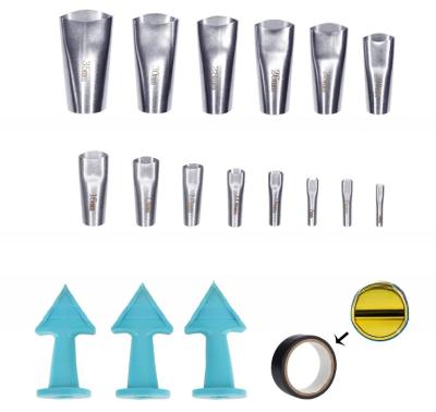 Cina K-018 Strumento di finitura di calcificazione 24 PCS Applicatore di ugelli di calcificazione in acciaio inossidabile in vendita
