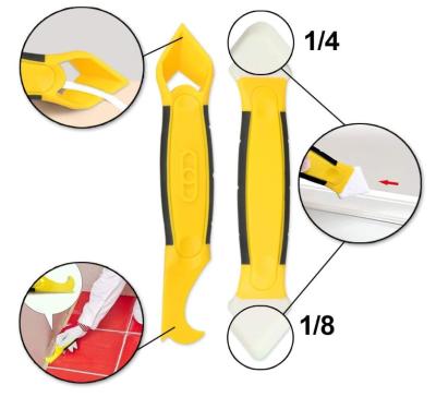 Cina 3pcs strumento di rimozione del sigillante 6pcs strumento di finitura del sigillante in silicone 1 ugello della pistola di sigillamento 10pcs kit di strumenti di sigillamento in silicone in vendita
