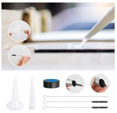 China 32 Pcs 3 em 1 ferramenta de calcificação de silicone 14Pcs aplicador de bocal de calcificação de acabamento Kit de ferramentas selante de acabamento de ferramenta de acabamento de caulk raspador à venda