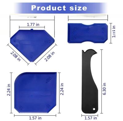 Cina Kit di attrezzi per la finitura del caulking, 3 in 1 Attrezzi per la caulking in silicone sigillante Caulk Remover Grout Scraper Attrezzi per la finitura del silicone in vendita