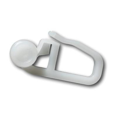 China 8mm tamanho padrão 120pcs rolos de cortina para dentro de trilhos ganchos cortina planadores com 6 freios à venda