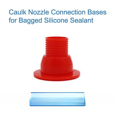 Cina Base di connessione di estensore di ugello di sigillante in silicone per applicatori di ugello di sigillo in vendita