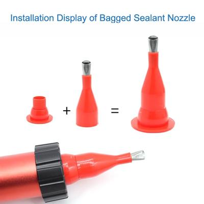 Cina Base di connessione di estensore di ugello di sigillante in silicone per applicatori di ugello di sigillo in vendita