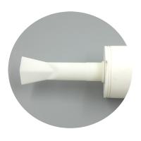 China Flat Wave Pattern 2x30mm Replacement Extension Tool Epoxy Plastic Caulk Nozzles Caulking Nozzle Tip for sale