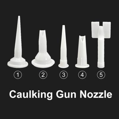 Cina Diversi cartucce di plastica sigillante di silicone caulking ugello di vetro colla punta bocca in vendita