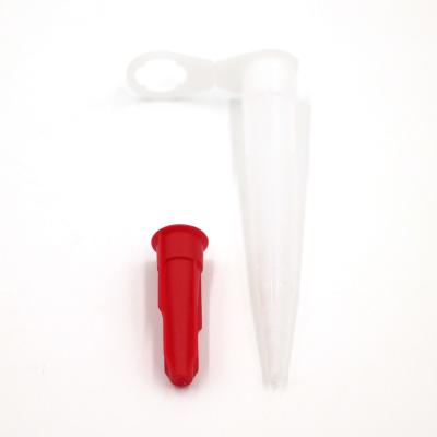 China Afdichting Extension Nozzle Plastic Caulk Nozzle Tip Spaarkap Te koop