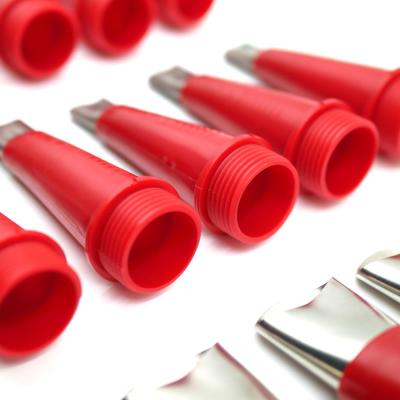 Cina 19pcs acciaio inossidabile rosso applicatore di ugelli di calcificazione in vendita