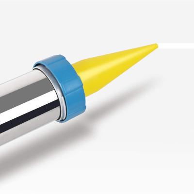 Cina ugello di plastica giallo colorato per pistola di sigillazione in vendita