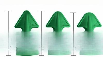 Cina 3 pcs blu / verde Silicone strumentazione di scarico di plastica di sigillante ugello di epossidica pistone di scarico di ugello applicatore accessori in vendita