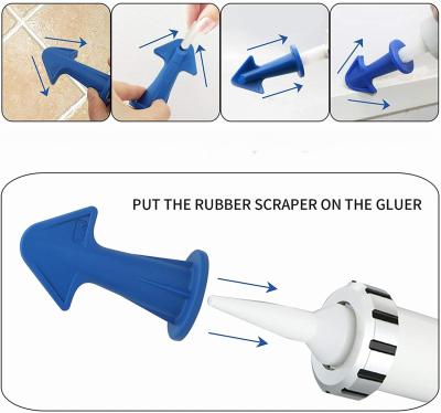 Cina 3 pcs blu / verde Silicone strumentazione di scarico di plastica di sigillante ugello di epossidica pistone di scarico di ugello applicatore accessori in vendita