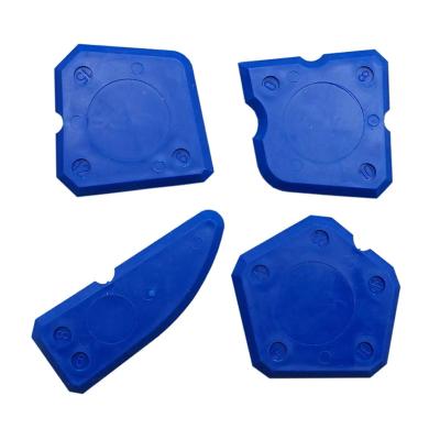 China Kit de ferramentas de calafaçao vermelho de 4pcs, troca de selante de silicone profissional e raspador de selante para um acabamento perfeito. à venda