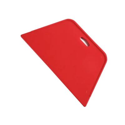 Cina carta da parati di plastica rossa speciale grande raschietto per carta da parati di spessimento rosso e strumento trapezoide in vendita