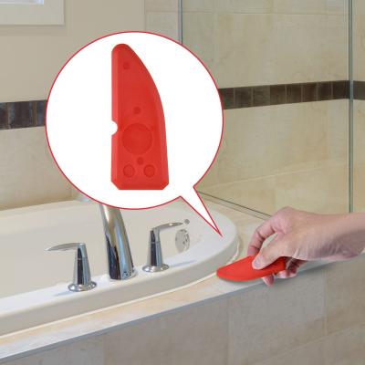 China Ferramenta de escovação de plástico vermelho de 1 peça para vedação de acabamento de mofo de selante de silicone à venda