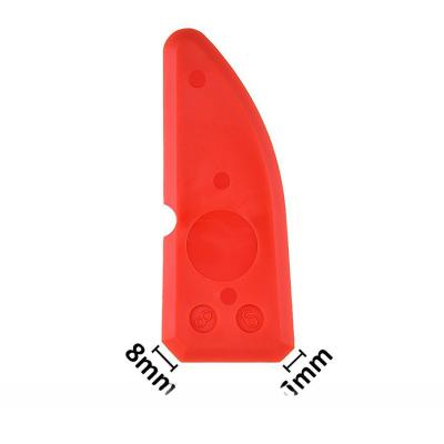 Cina Plastico rosso 1 pezzo scraper singolo strumento di scarico per sigillatore di silicone in vendita