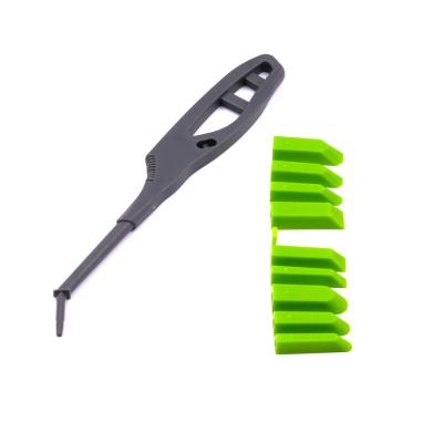 China Conjunto de acabamento de silicone verde de 9 peças à venda