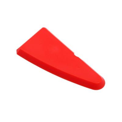 Cina Plastico rosso singolo di silicone sigilante Fusto di finitura di sigillamento liscia Spatula raschiatore strumento di calcificazione in vendita