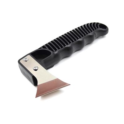 Cina Manico di plastica nera Silicone strumento di sigillamento Strumento di grattugiatura con lama in acciaio inossidabile in vendita