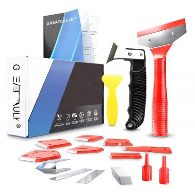 China 16 peças de remover de silicone para remoção de silicone e renovação de juntas acrílicas e de silicone à venda