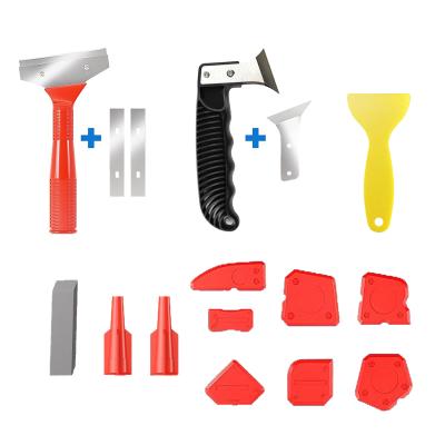 China 16pcs Profissional selante Machining Set Incluindo Joint Knife, Joint Smoother, lâminas de substituição e guia à venda