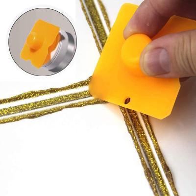 China 9 peças/ conjunto Ferramenta de acabamento de calafação selante de juntas de silicone remover mofo raspador de ângulo com aplicador de bocal de calafação à venda