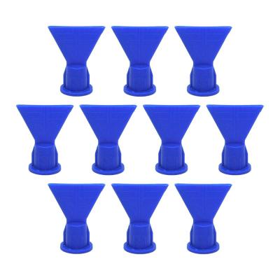 China 10pcs Tipo de onda Cartucho Caulking Pistola Parte sobressalente bico Spray Tip para Dispensador de selante de silício Seringa Acessórios à venda