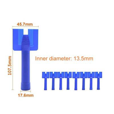 Cina 10pcs/set Tipo borda della porta ugello Dispensatore di sigillante di silicone accessori di ricambio parte ugello Spray tip in vendita