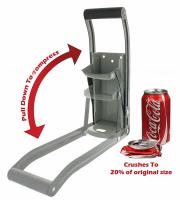 China 16oz Wall Mount Can Crusher with brown postage box for sale