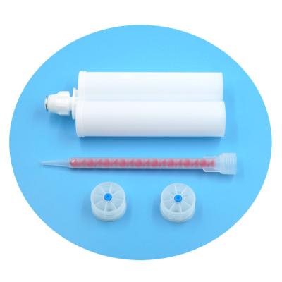 Cina 400 ml 1:1 tubo di cartuccia AB cartuccia doppia colla due componenti tubo di distribuzione con tubo di miscelazione in vendita
