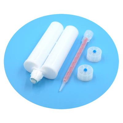 Cina 400 ml 1:1 tubo di cartuccia AB cartuccia doppia colla due componenti tubo di distribuzione con tubo di miscelazione in vendita