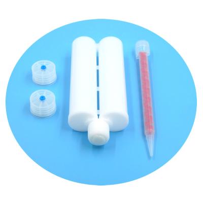 Cina 400 ml 4# 1:1 Cartuccia doppia adesiva usa e getta Fornitore AB Cartuccia di pistola epossidica per applicatore di colla industriale in vendita