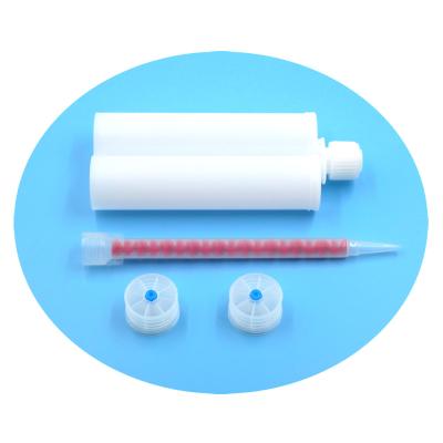 Cina 400 ml 4# 1:1 Cartuccia doppia adesiva usa e getta Fornitore AB Cartuccia di pistola epossidica per applicatore di colla industriale in vendita