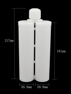 Cina 400 ml 4# 1:1 Cartuccia doppia adesiva usa e getta Fornitore AB Cartuccia di pistola epossidica per applicatore di colla industriale in vendita