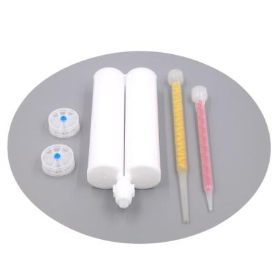 Cina 600ml 1:1 doppia cartuccia adesiva epossidica per sigillante adesivo 600ml 1:1 due componenti doppia cartuccia adesiva vuota tubo in vendita