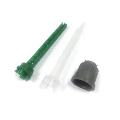 Cina 20 pezzi Nozzolo di miscelazione adesivo epossidico Punte di miscelatore di resina Applicatore di pistola adesiva per 1:1 50ml/1.7oz in vendita