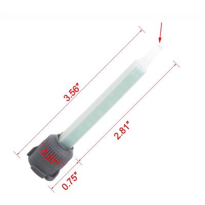 Cina 20 pezzi Nozzolo di miscelazione adesivo epossidico Punte di miscelatore di resina Applicatore di pistola adesiva per 1:1 50ml/1.7oz in vendita